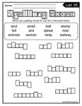 Back to School - First Grade Spelling Curriculum - Made By Teachers