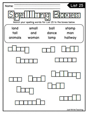 Back to School - First Grade Spelling Curriculum - Made By Teachers