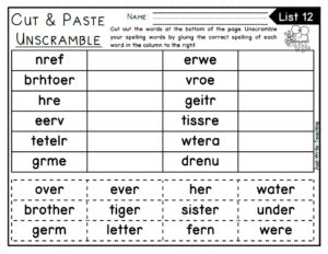 Back to School - First Grade Spelling Curriculum - Made By Teachers