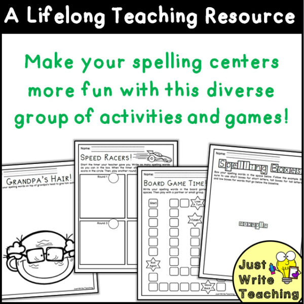 Spelling Activities and Games for Any Word List | Made By Teachers