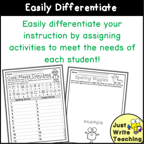 Spelling Activities and Games for Any Word List - Made By Teachers