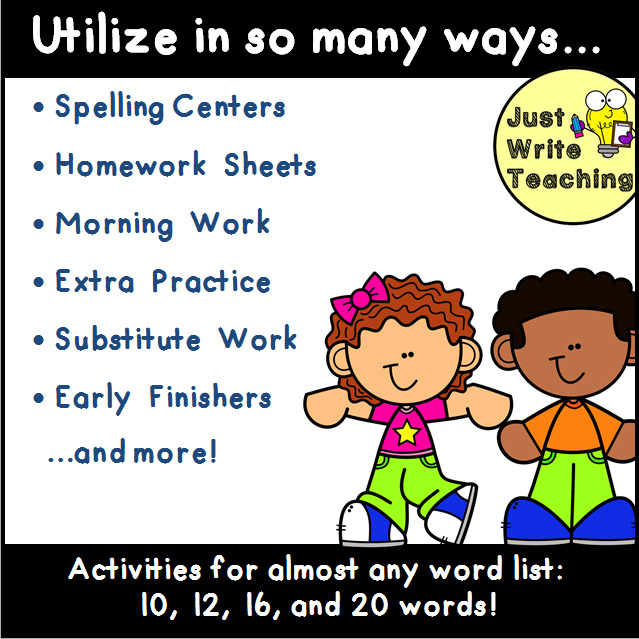 Spelling Activities and Games for Any Word List | Made By Teachers