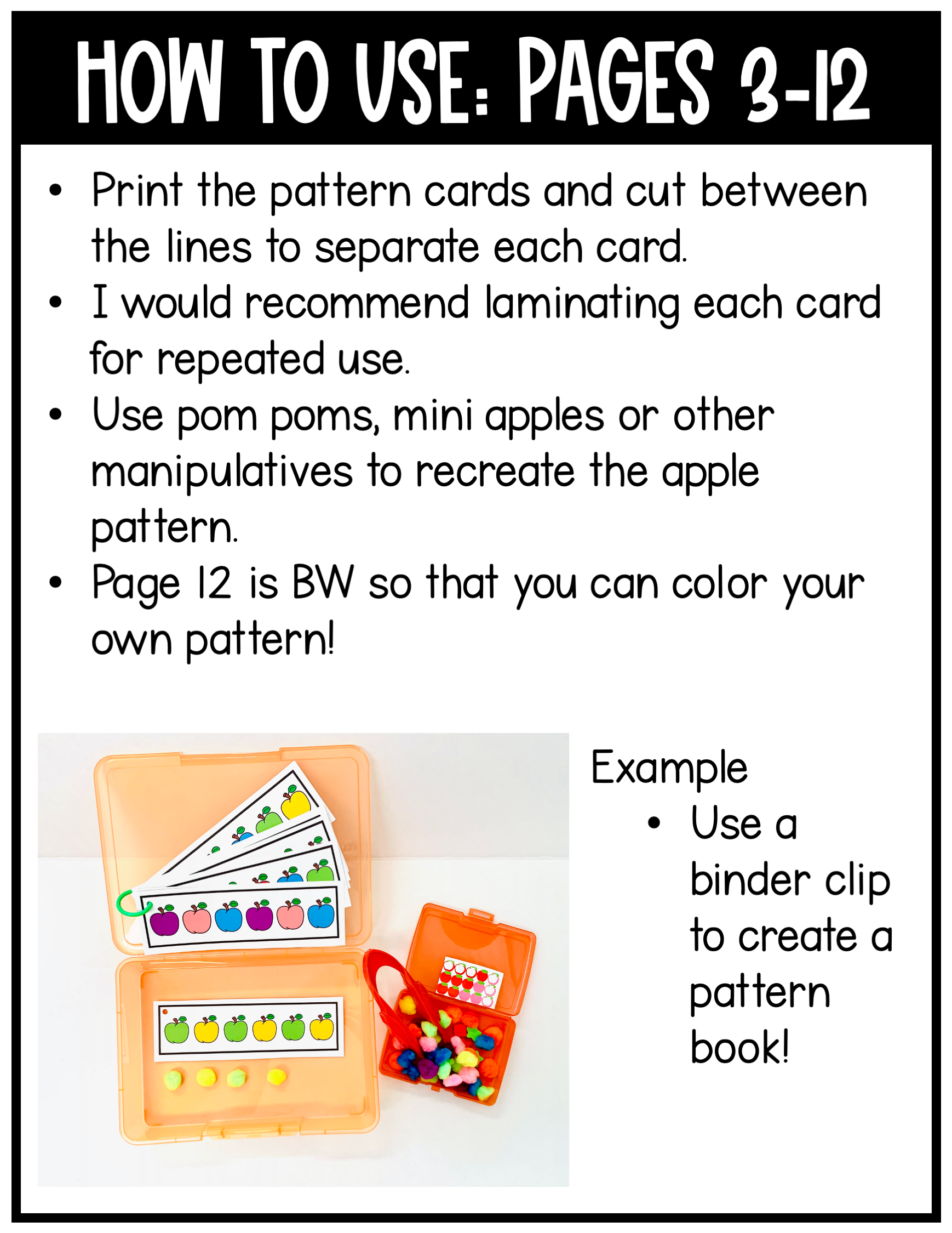 Morning Work Apple Themed Task Boxes Preschool - Made By Teachers