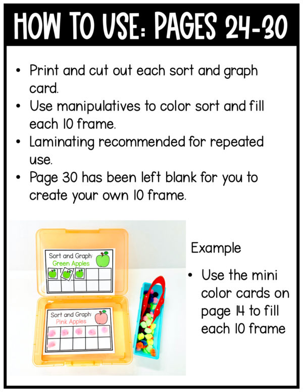Morning Work Apple Themed Task Boxes Preschool - Made By Teachers