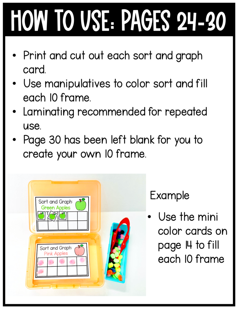Morning Work Apple Themed Task Boxes Preschool - Made By Teachers