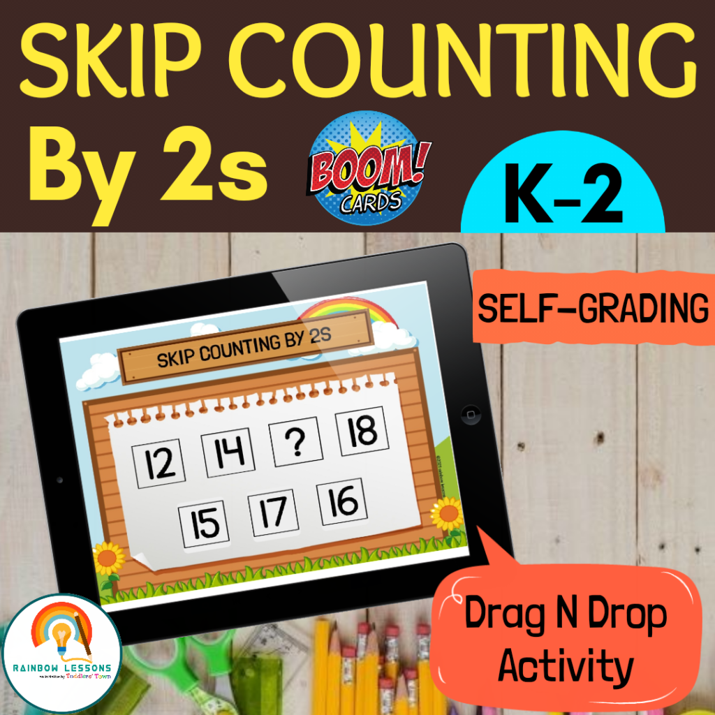Skip Counting Numbers by 2s to 50 - Made By Teachers