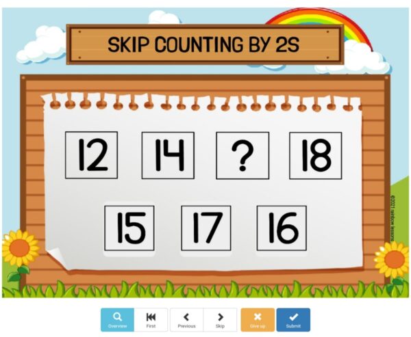 Skip Counting Numbers by 2s to 50 - Made By Teachers