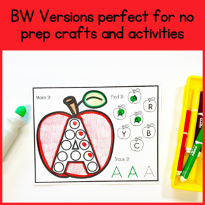 Alphabet Formation Apple Theme Worksheets - Made By Teachers
