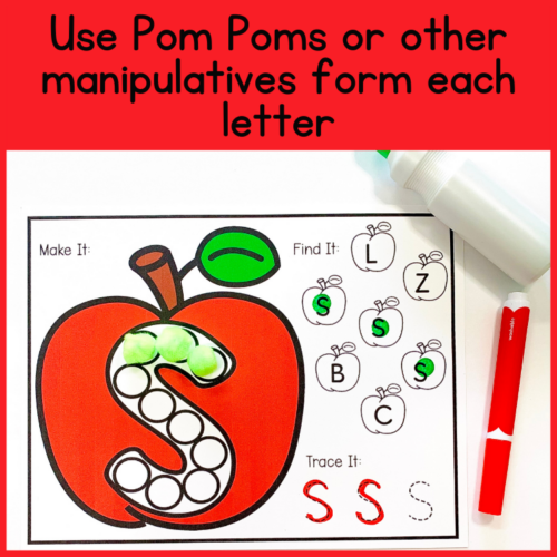 Alphabet Formation Apple Theme Worksheets - Made By Teachers