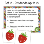 Intro to Division With Remainders Task Cards - Made By Teachers