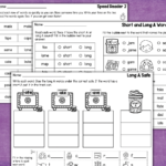 Short A Long A Words Phonics Worksheets - Made By Teachers
