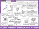 Short A Long A Words Phonics Worksheets - Made By Teachers