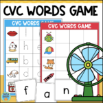 CVC Words Game Word Building Phonics Activity - Made By Teachers