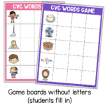 CVC Words Game Word Building Phonics Activity - Made By Teachers