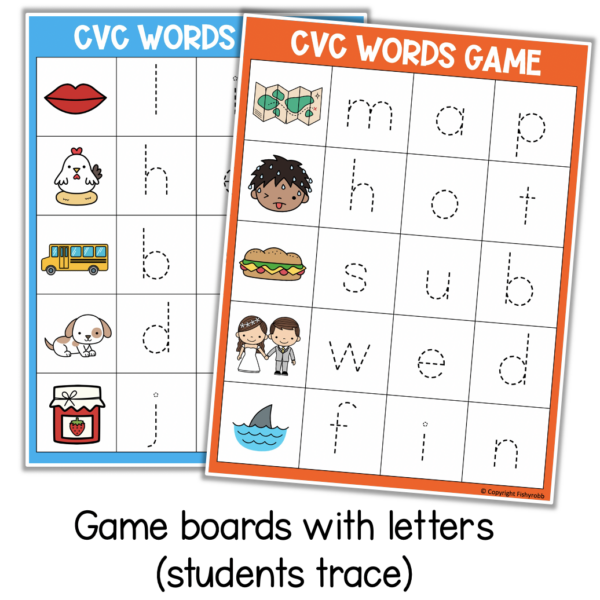 CVC Words Game Word Building Phonics Activity | Made By Teachers