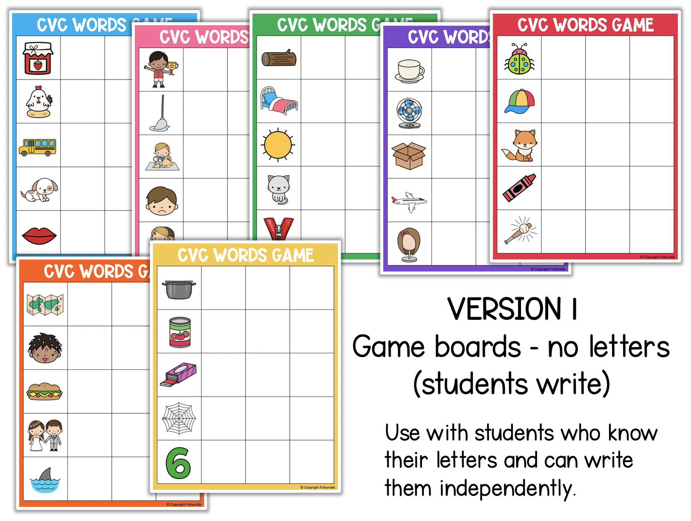 CVC Words Game Word Building Phonics Activity - Made By Teachers