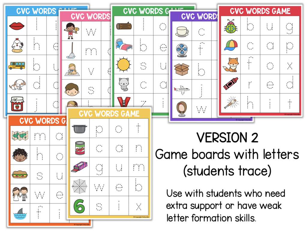CVC Words Game Word Building Phonics Activity | Made By Teachers