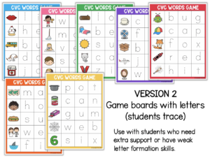 CVC Words Game Word Building Phonics Activity - Made By Teachers