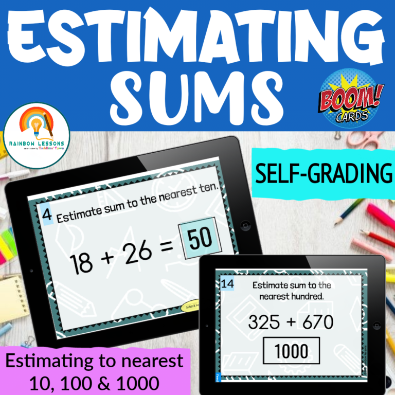 Estimating Sums | Rounding to the nearest 10 & 100 - Made By Teachers
