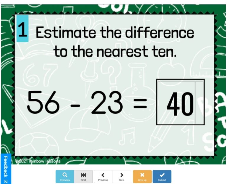 Estimating Differences | Rounding to the nearest - Made By Teachers