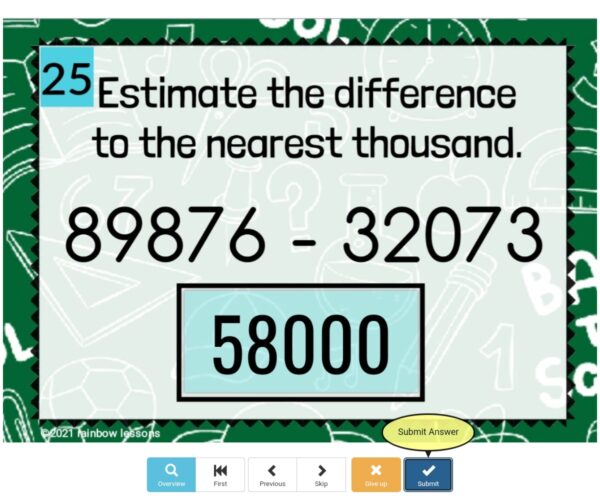 Estimating Differences | Rounding to the nearest - Made By Teachers