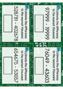 Estimating Sums and Differences Task Cards - Made By Teachers