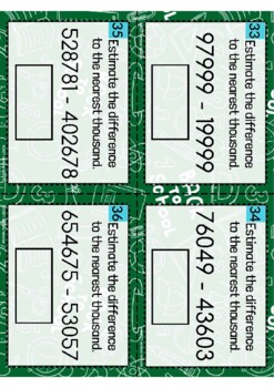 Estimating Sums and Differences Task Cards - Made By Teachers