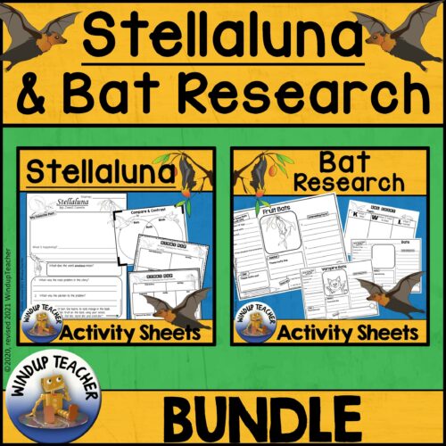 Stellaluna and Bat Research Activity Sheets BUNDLE - Made By Teachers