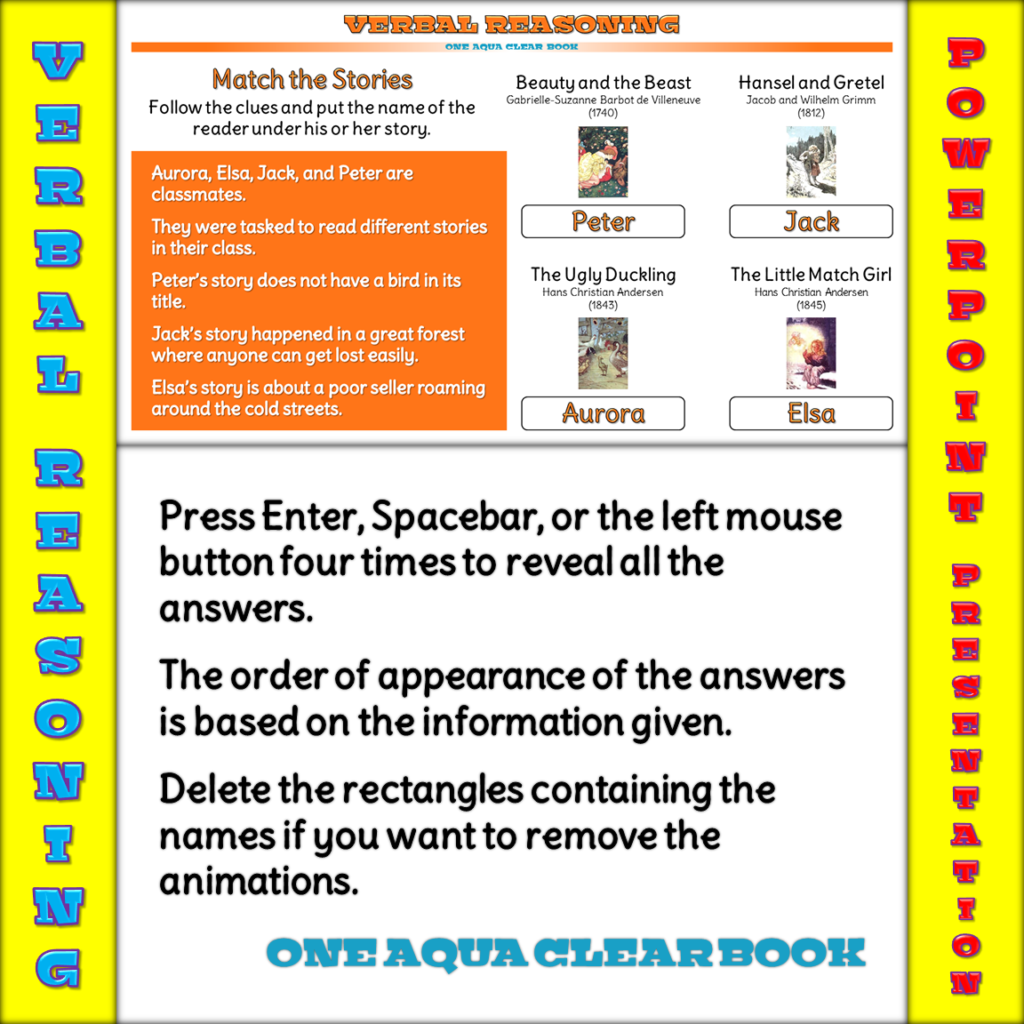 Verbal Reasoning (Task Cards in PowerPoint) | Made By Teachers