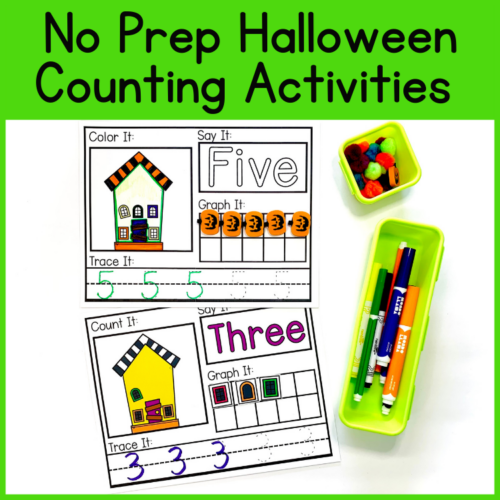 Morning Work Halloween Counting Activities - Made By Teachers