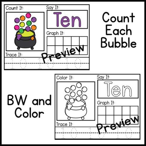 Morning Work Halloween Counting Activities - Made By Teachers