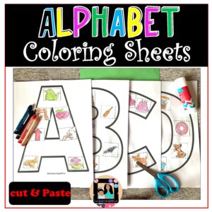 Alphabet Coloring Activity Beginning A-Z Sounds - Made By Teachers