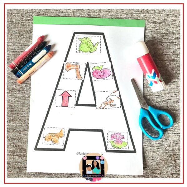 Alphabet Coloring Activity Beginning A-Z Sounds | Made By Teachers