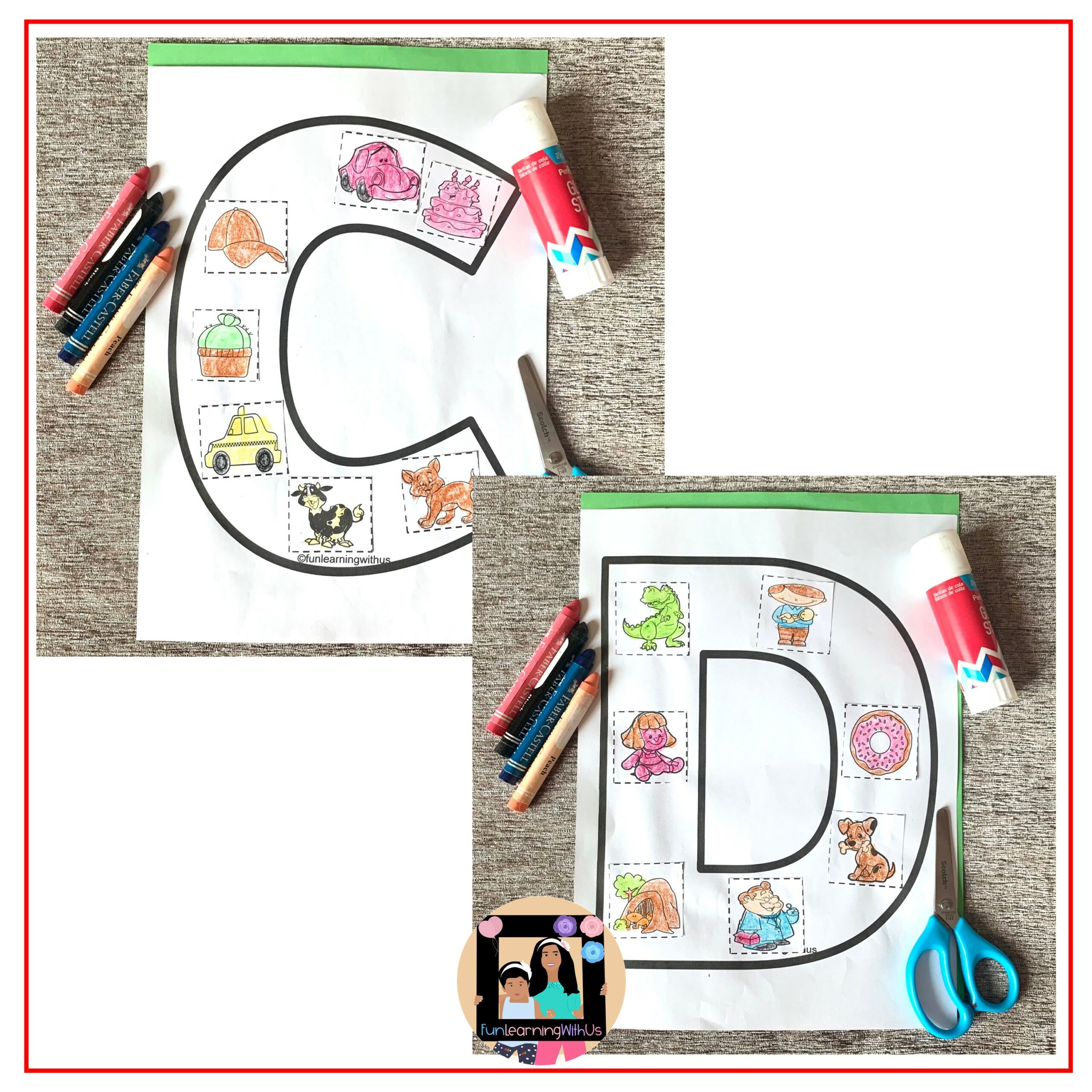 Alphabet Coloring Activity Beginning A-Z Sounds | Made By Teachers