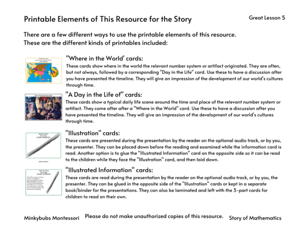 Montessori Story of Mathematics Fifth Great Lesson | Made By Teachers