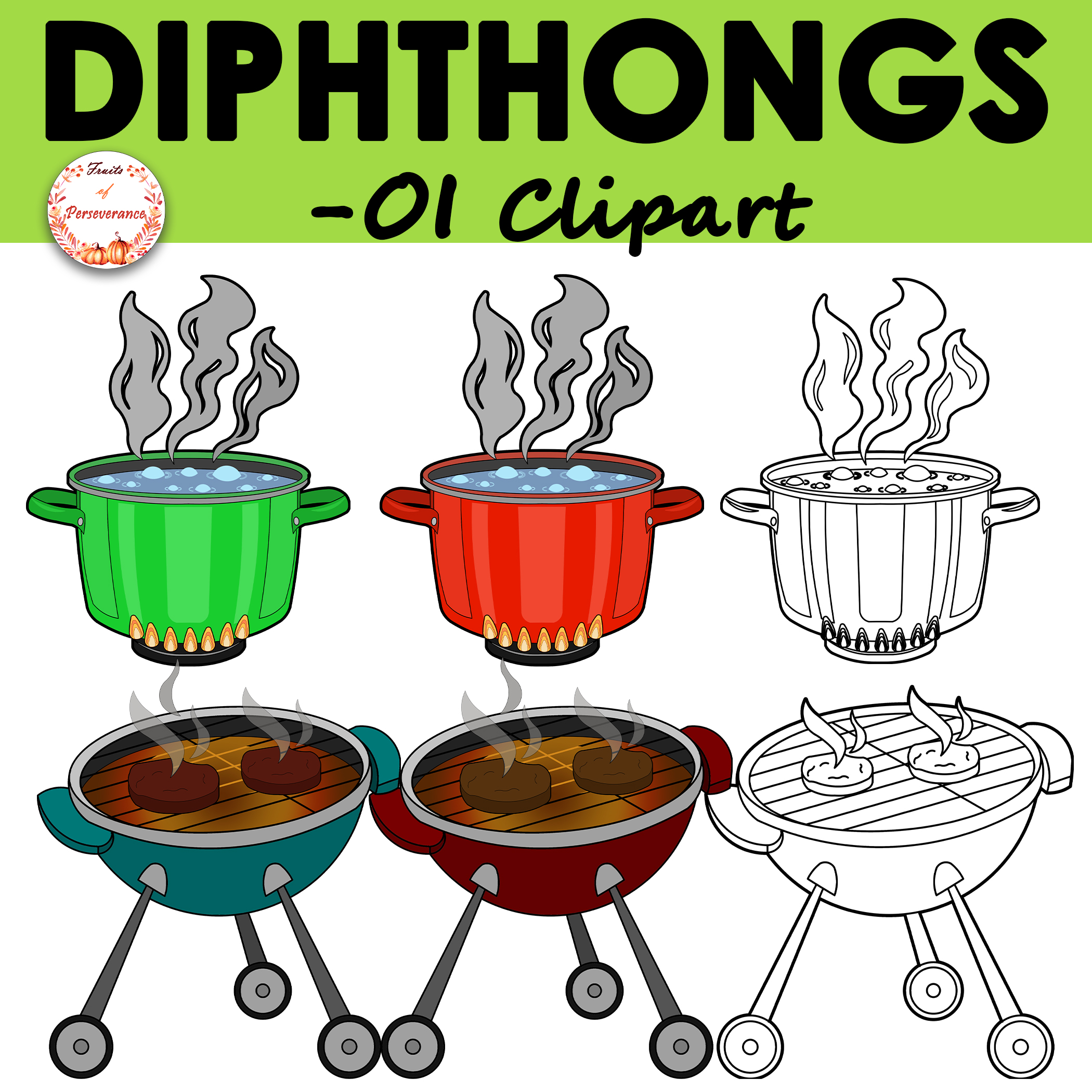 Diphthong OI Clipart - Made By Teachers