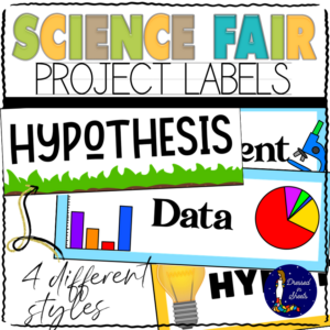 Printable Science Fair Project Labels | Made By Teachers