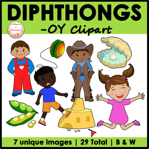 Diphthong OY Clipart | Made By Teachers