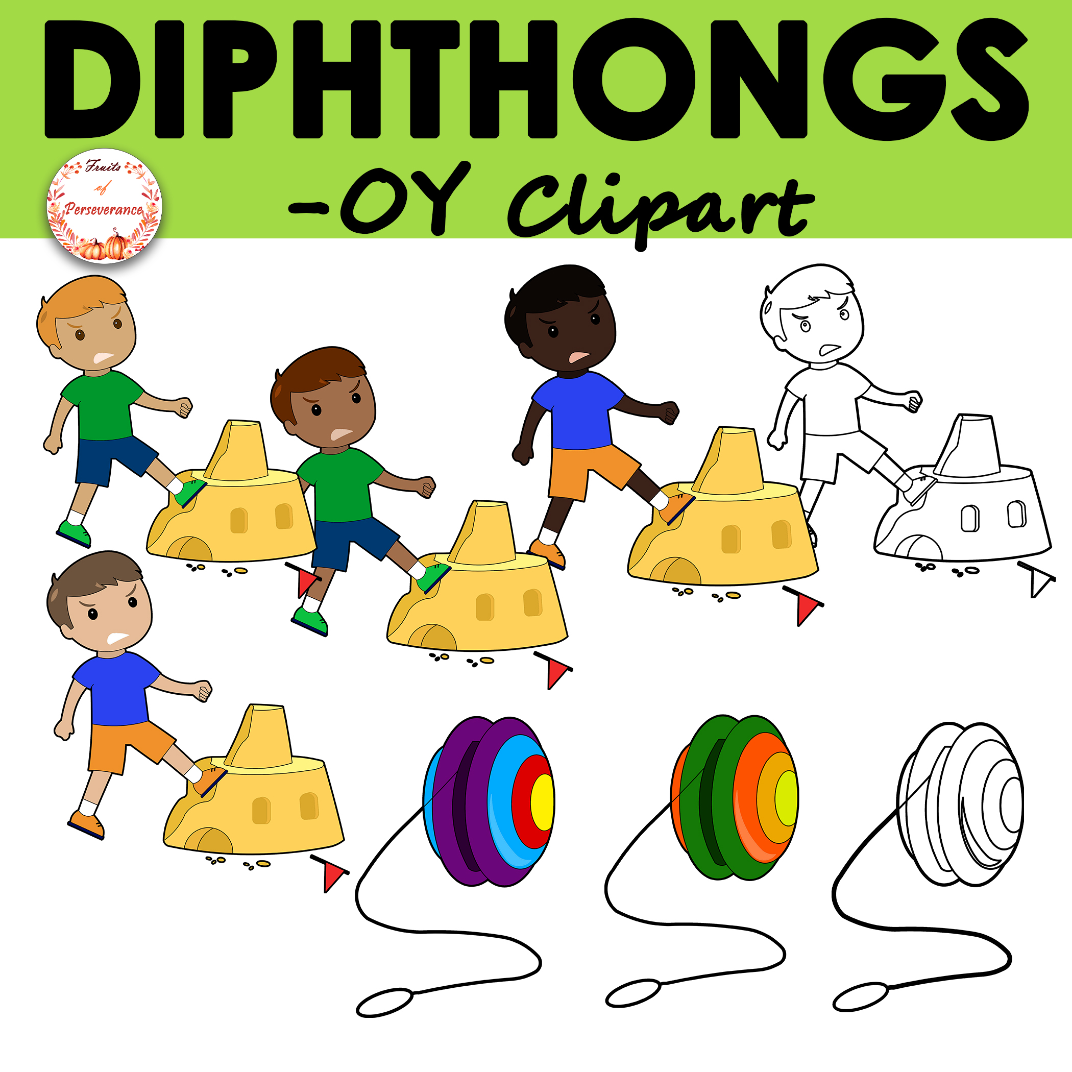Diphthong OY Clipart | Made By Teachers