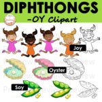 Diphthongs OI and OY Clipart Bundle - Made By Teachers