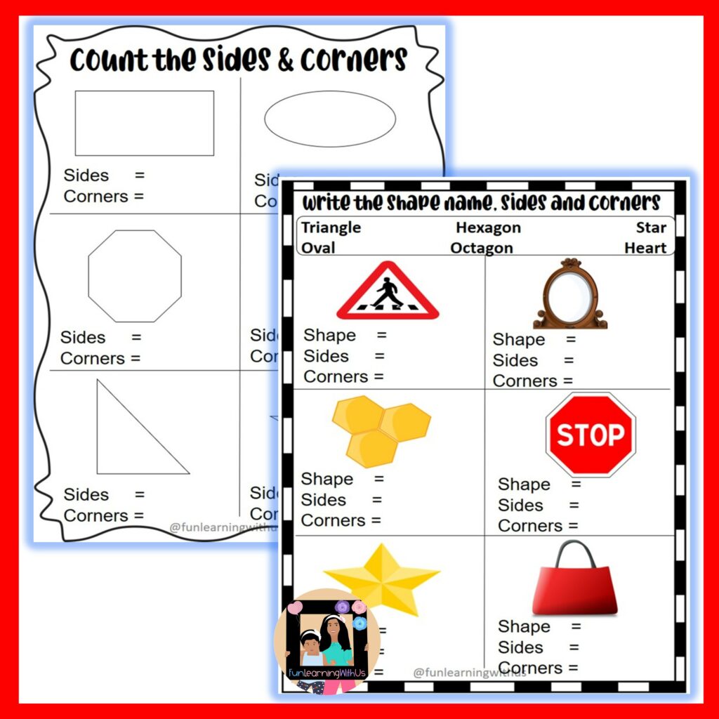 2D Shapes Practice Book | Shapes Tracing Activity | Made By Teachers