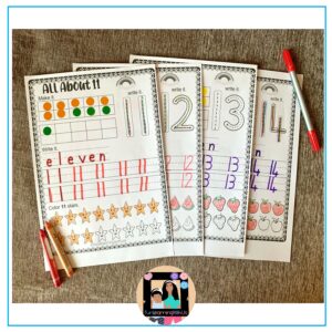 NO PREP Number Practice Book (1-20) - Made By Teachers