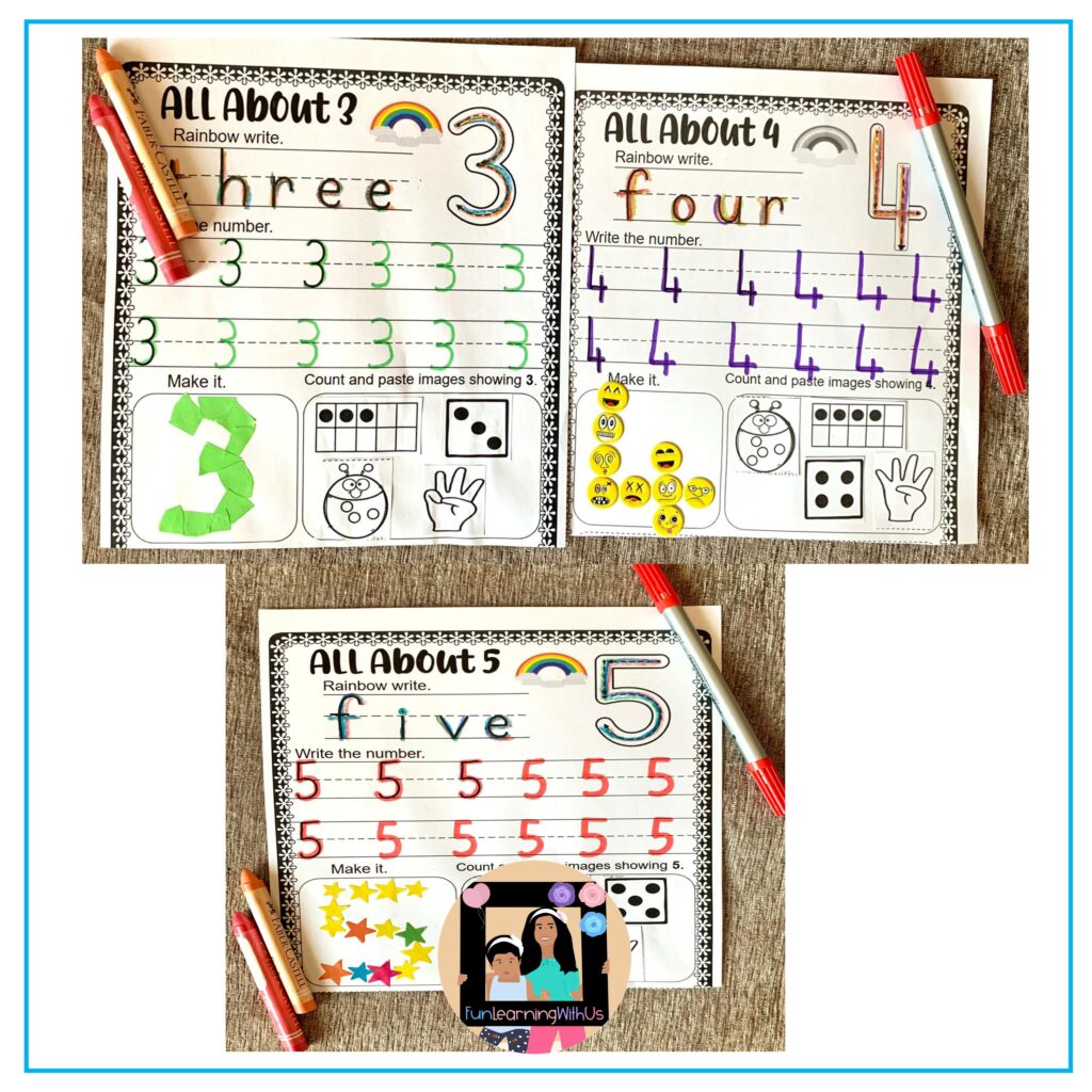 NO PREP Number Practice Book (1-20) - Made By Teachers