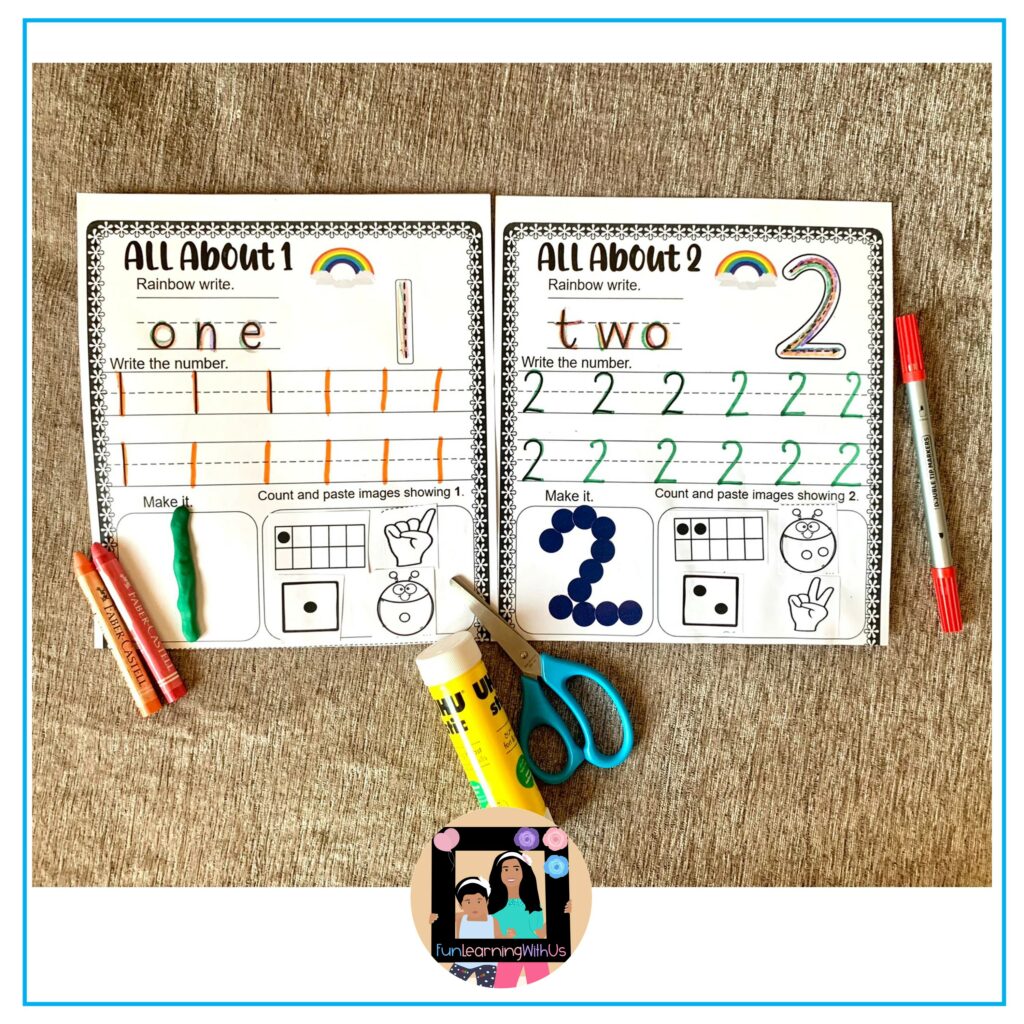 My Number Practice Book (1-10) | Made By Teachers