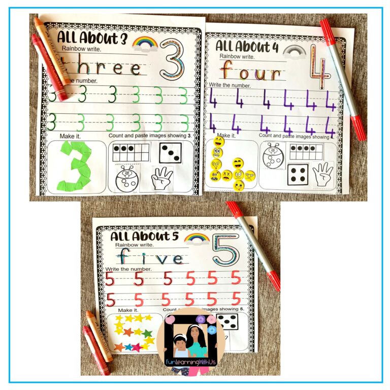 My Number Practice Book (1-10) - Made By Teachers