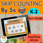 Skip Counting Numbers by 5s to 100 Boom Cards - Made By Teachers