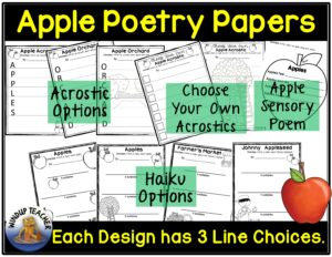 Apple Poetry Activity Sheets | Made By Teachers
