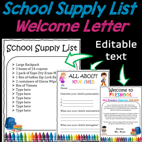 Welcome Letter, Meet the Teacher Template EDITABLE | Made By Teachers