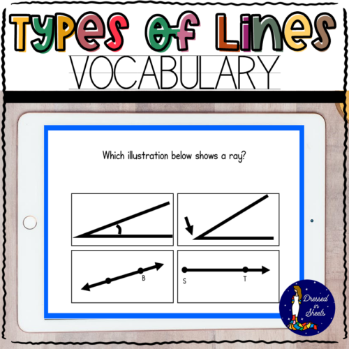 4th Grade Types of Lines Vocabulary and Review | Made By Teachers