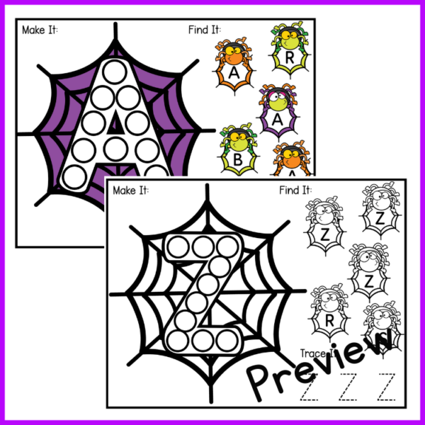 Alphabet Formation Halloween Theme Worksheets - Made By Teachers